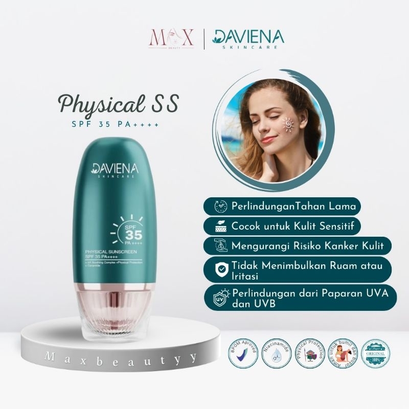 Jual DAVIENA SKINCARE SUNSCREEN SPF35 PA+++ | Shopee Indonesia