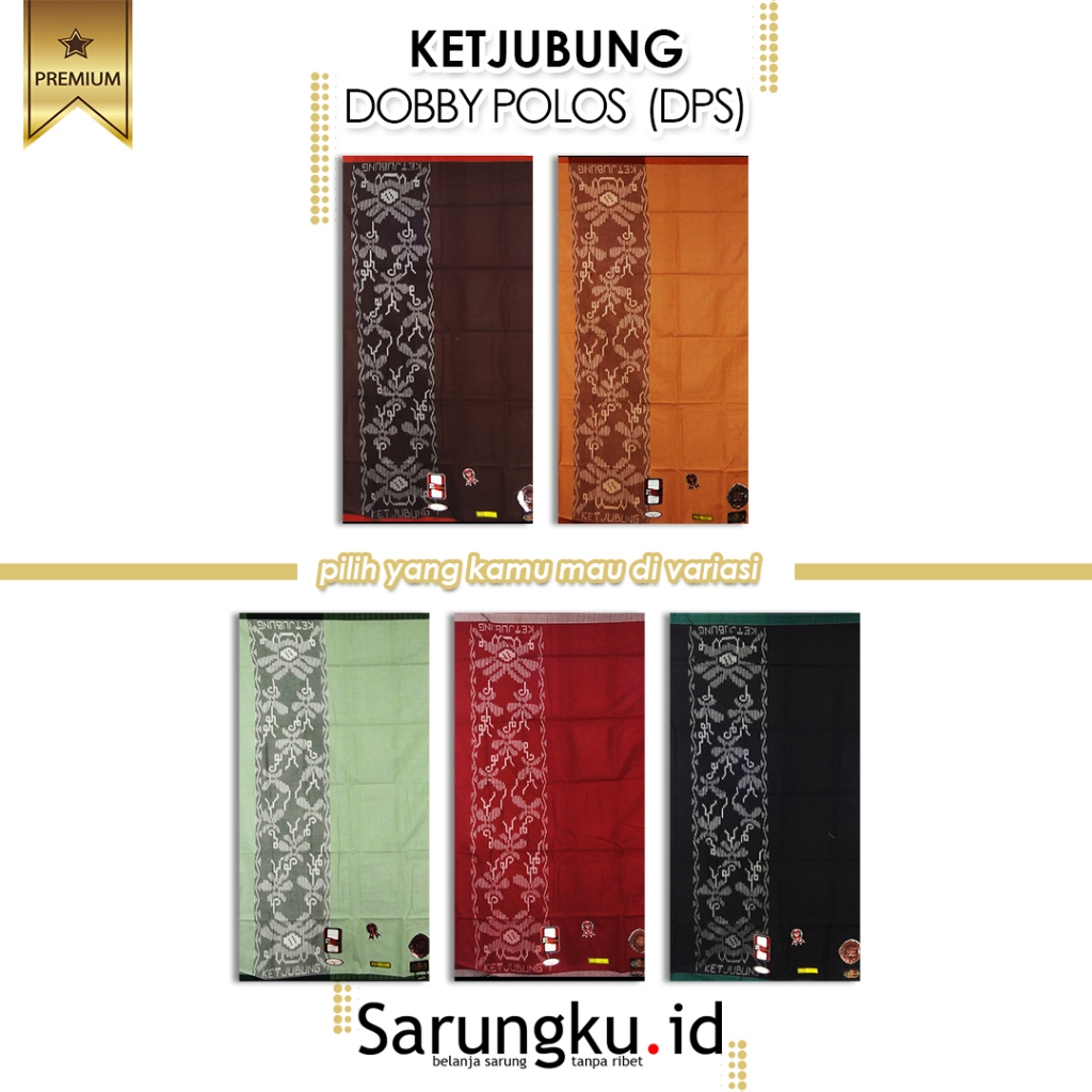 Jual SARUNG KETJUBUNG DOBBY POLOS (DPS) | Shopee Indonesia
