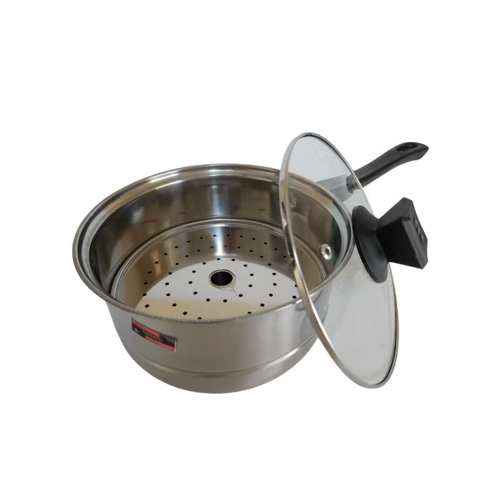 Jual Best Quality Panci Milk Pan Steamer Kukus Stainless Nagako / Panci Gagang Stainless - Air ...