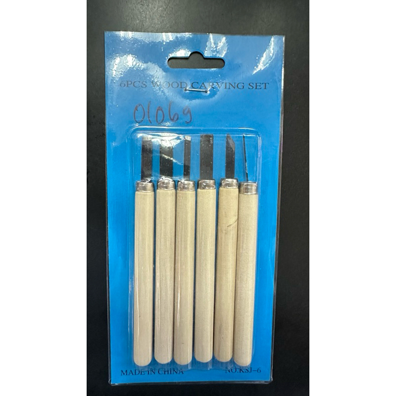 Jual 01069 Wood Carving Set Knife 6pc /Alat Ukir Pahat Kayu | Shopee ...
