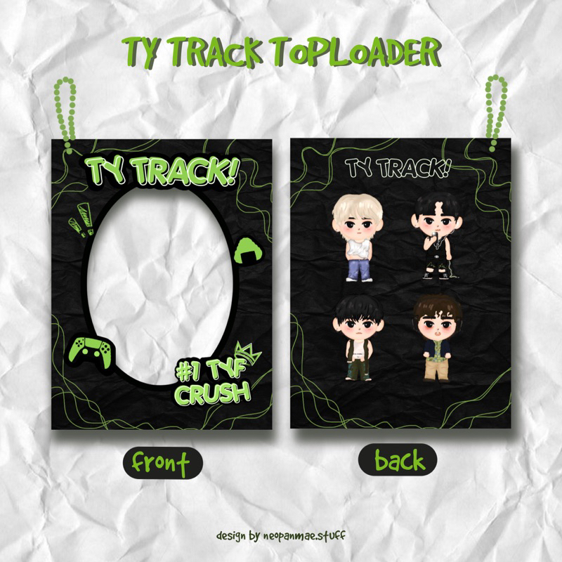 Jual TopLoader Deco TAEYONG TY TRACK Photocard Deco Holder PC POCAHOL ...