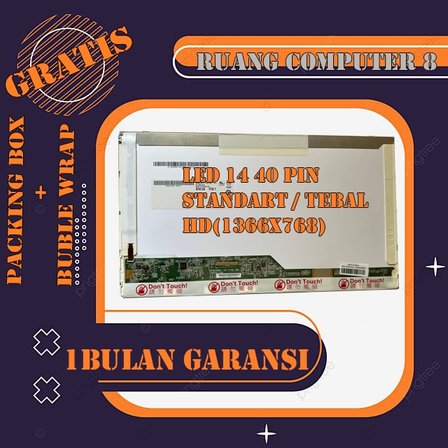 Jual LCD LED Laptop Acer Aspire E1-421 E1-431 E1-431G E1-451 E1-471 14" TEBAL | Shopee Indonesia