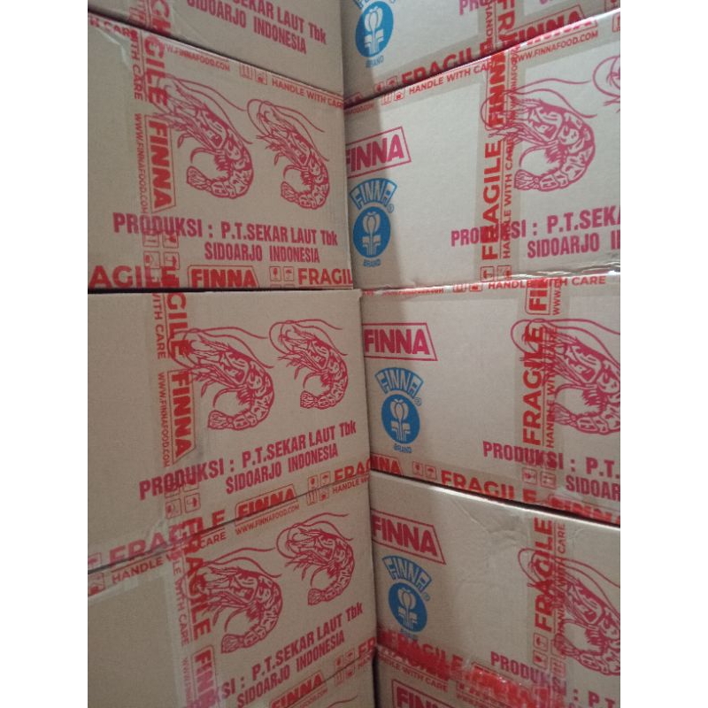 Jual finna kerupuk udang finna shrimp crackers 1 karton 120 pcs kerupuk ...