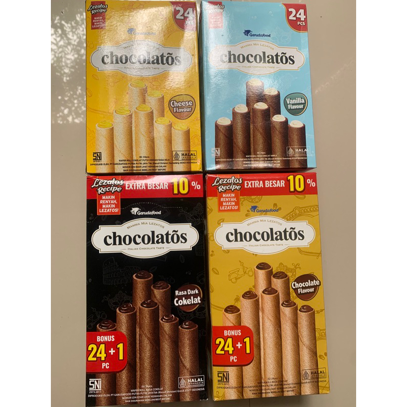 Jual CHOCOLATOS WAFER ROLL EXTRA BESAR | Shopee Indonesia