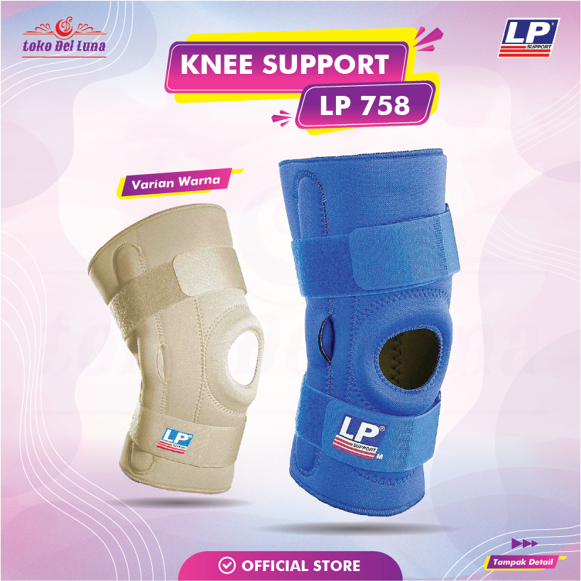 Jual LP SUPPORT Lp758 Open Patella Knee Support Dekker Lutut | Shopee ...