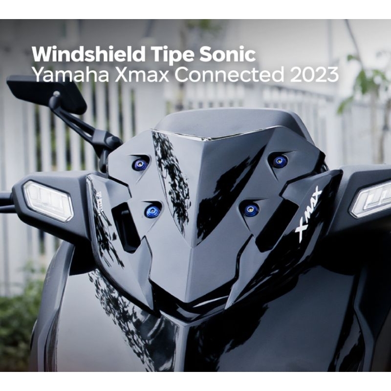 Jual windshield Yamaha xmax new 2023 Transformer | Shopee Indonesia