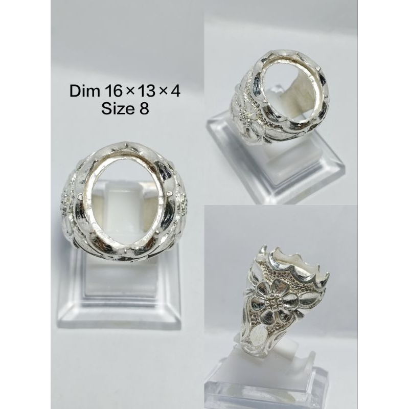 Jual Ring cincin/emban PERAK UKIR MODEL CAKAR(12G) | Shopee Indonesia