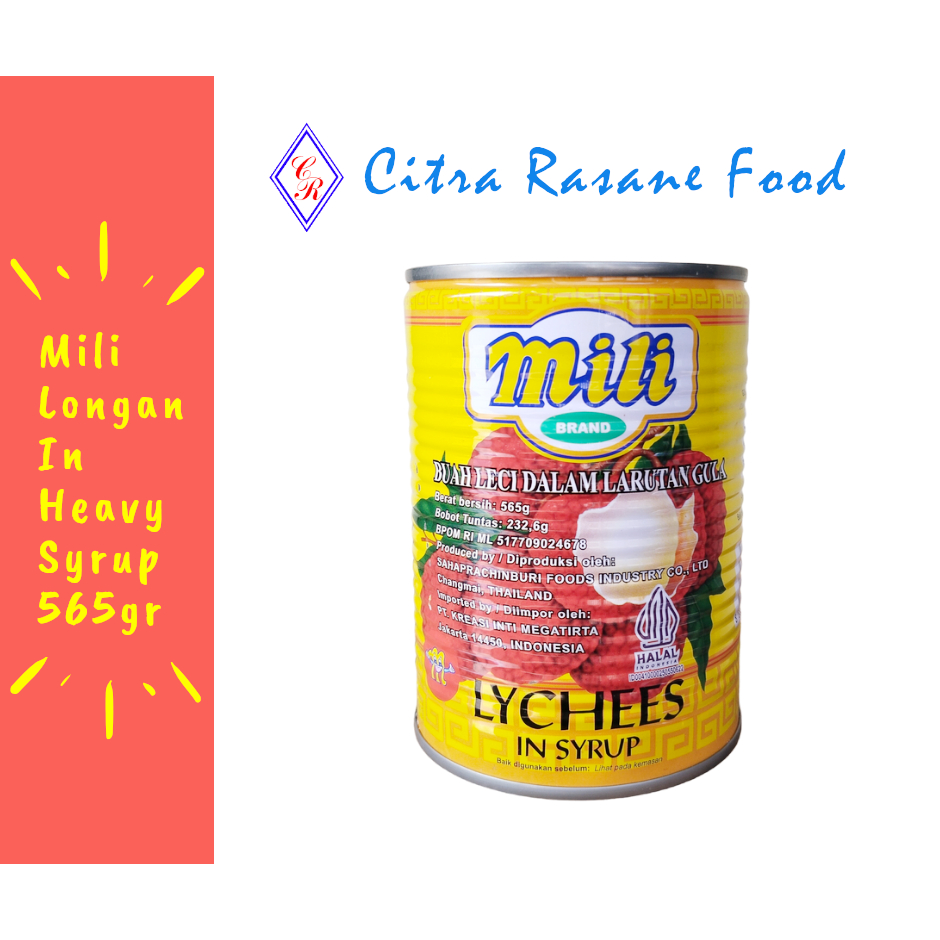Jual Mili Lychee in Heavy Syrup / Buah Leci dalam Larutan Gula 565gr ...