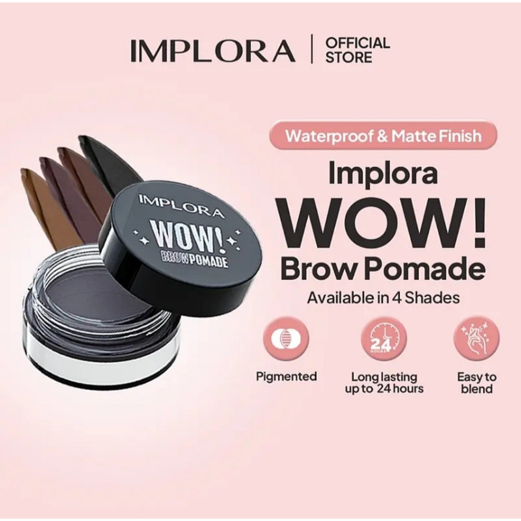 Jual Implora Wow Brow Pomade Original 2,5gr - Implora Eyebrow Pomade | Shopee Indonesia
