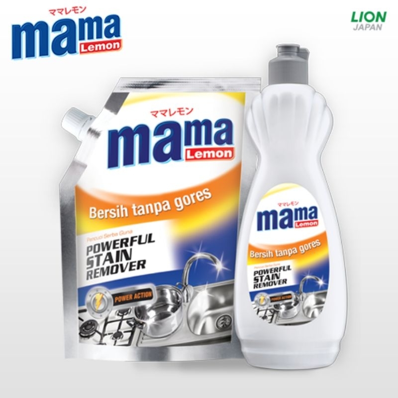 Jual Mama Lemon Stain Remover All In One 500ml Refill Botol - Mamalemon ...