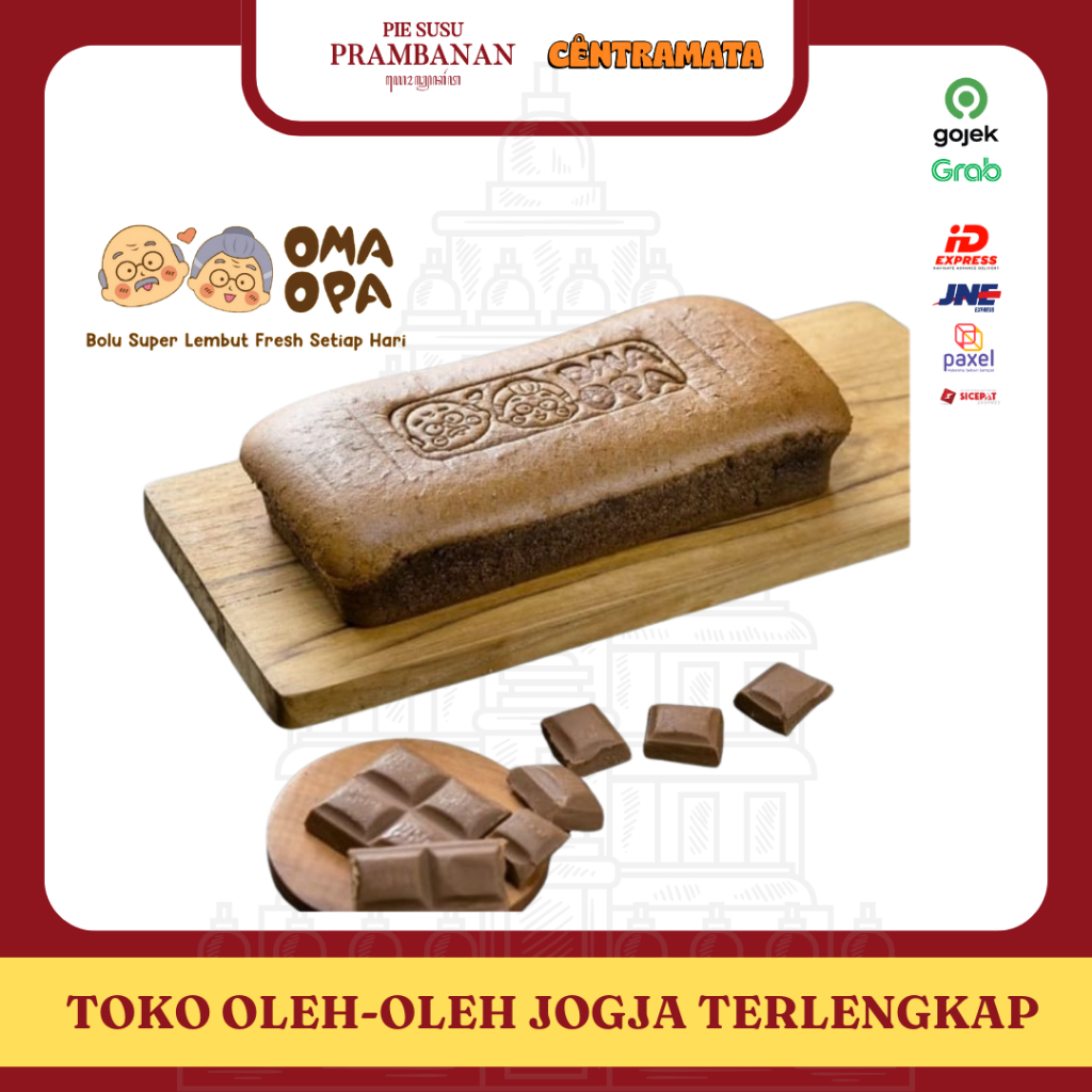 Jual Bolu Kukus Oma Opa Ogura Chocolate | Oleh-Oleh khas Jogja | Shopee ...