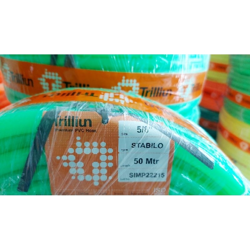 Jual SELANG AIR ELASTIS TRILLIUN STABILO 5/8 INCH 1 ROLL 50 METER | Shopee Indonesia