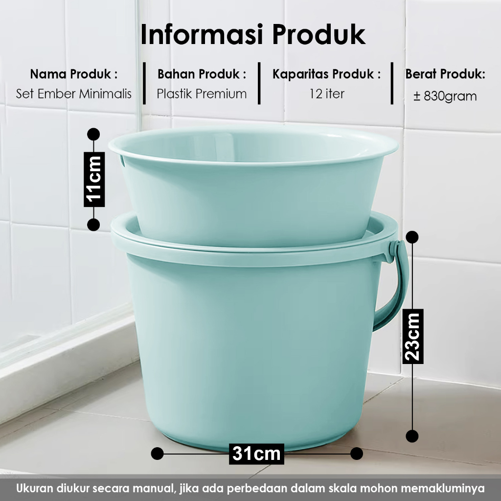 Jual Partyhouse PBR-CB/Ember Plastik Tebal Kapasitas 11 Liter/Ember Air ...