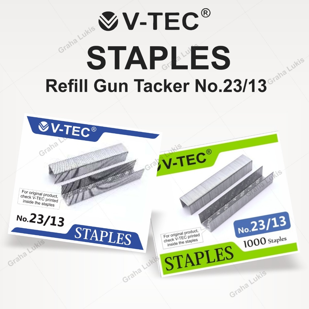 Jual V-TEC Refill Gun Tacker - Staples Tembak/ ISI Staples | Shopee ...