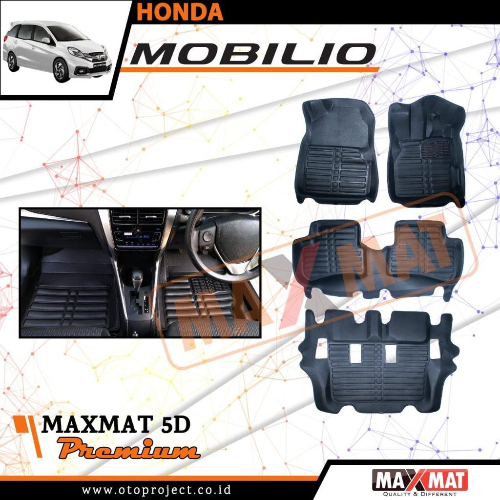 Jual Karpet Mobil 5D Maxmat Premium Honda Mobilio - Car Mat 5D ( 3 Row ...