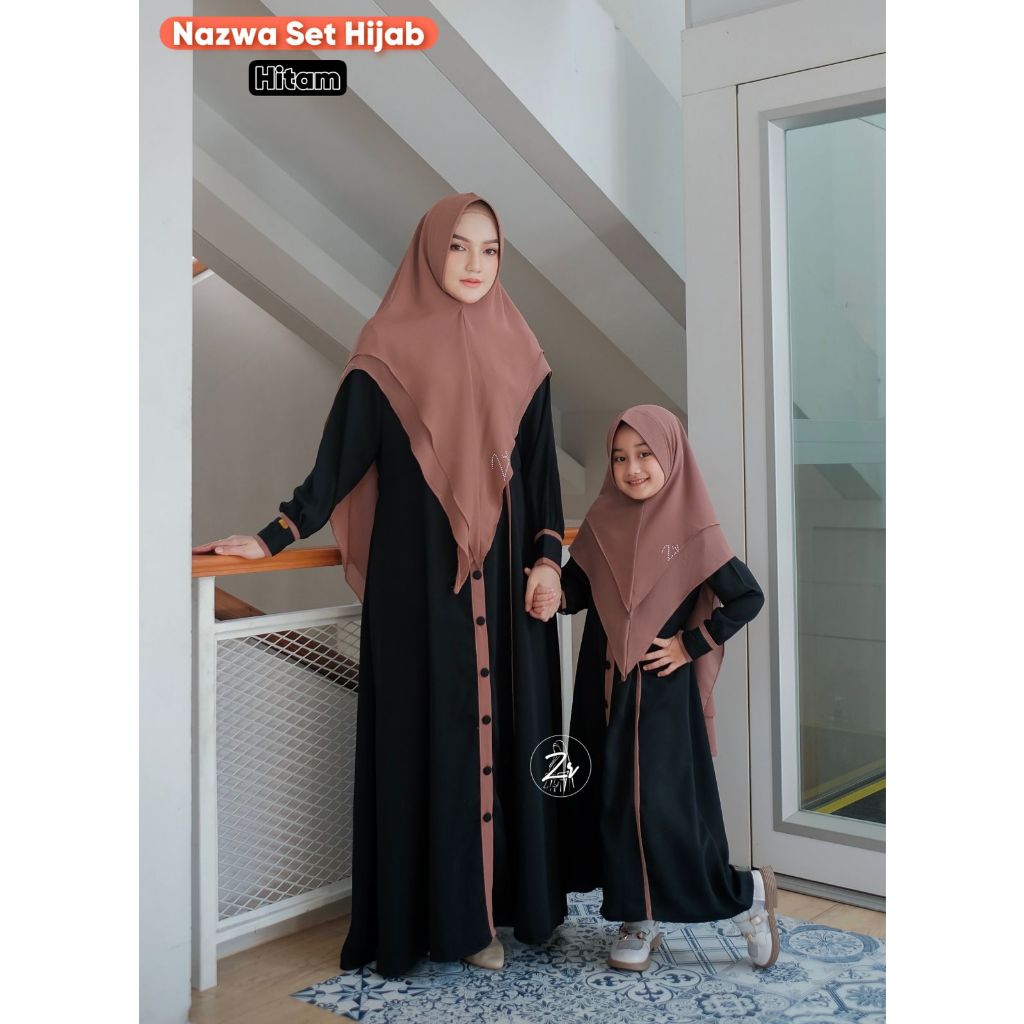 Jual GAMIS SET COUPLE NAZWA MOM N GIRL BY ZR YORIS CERUTY BABYDOLL SERAGAM IBU ANAK OOTD LEBARAN ...