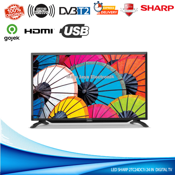 Jual LED TV SHARP 24 INCH 2TC24DC1i USB Movie HDMI DIGITAL TV | Shopee ...
