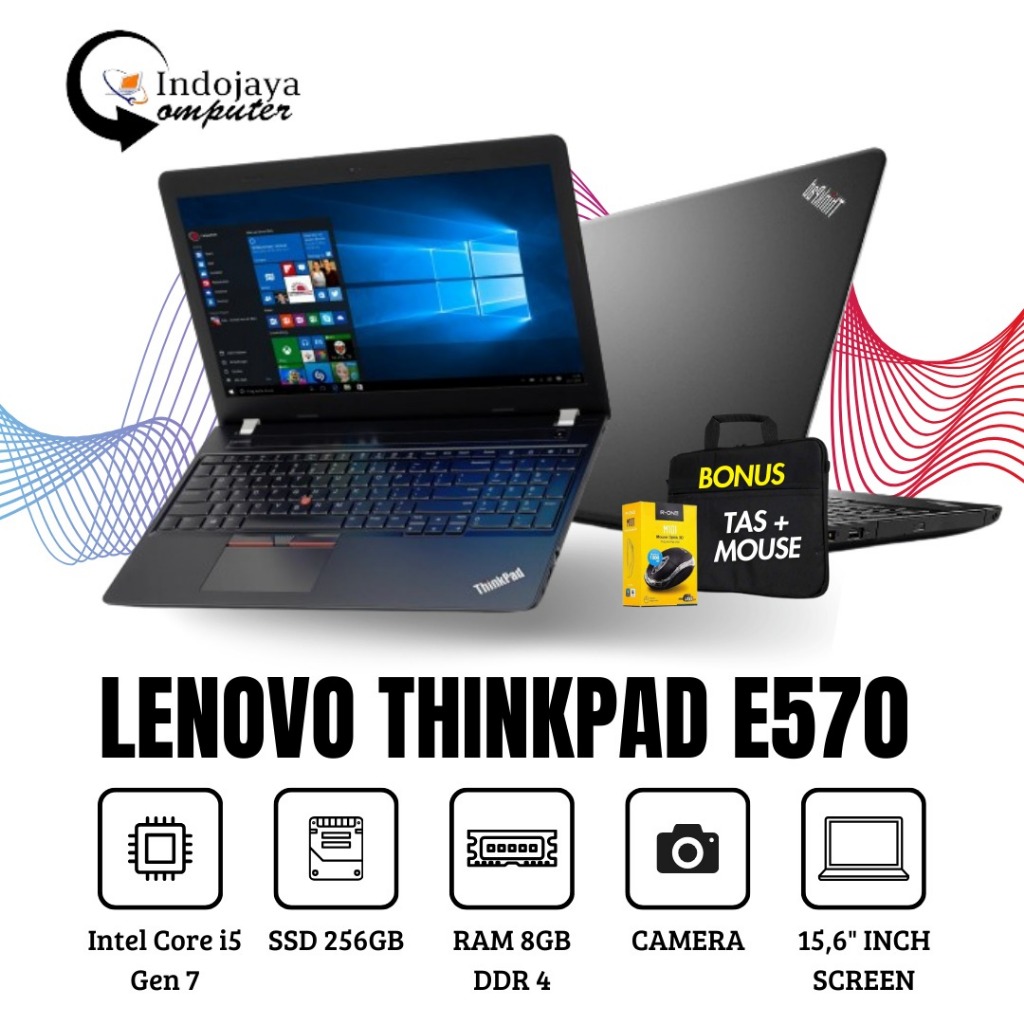 Jual Laptop Lenovo ThinkPad E570 Core i5 Gen 7 RAM 8GB SSD 256GB ...