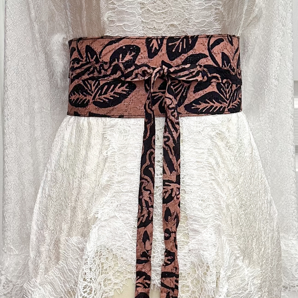 Jual OBI Belt Batik Motif Premium Bahan Viscose Ikat Pinggang Sabuk ...