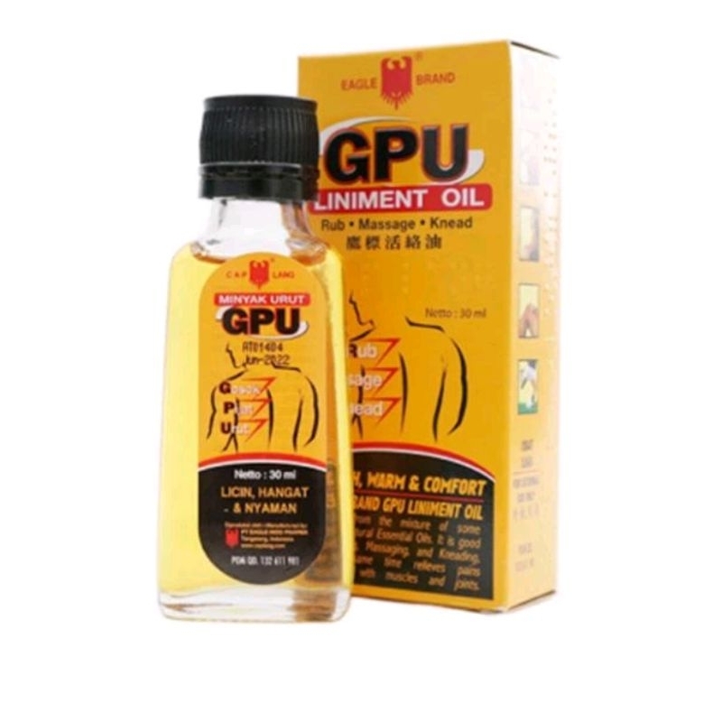 Jual Minyak GPU Urut Pijit 60ml 1 ls (12 botol) | Shopee Indonesia