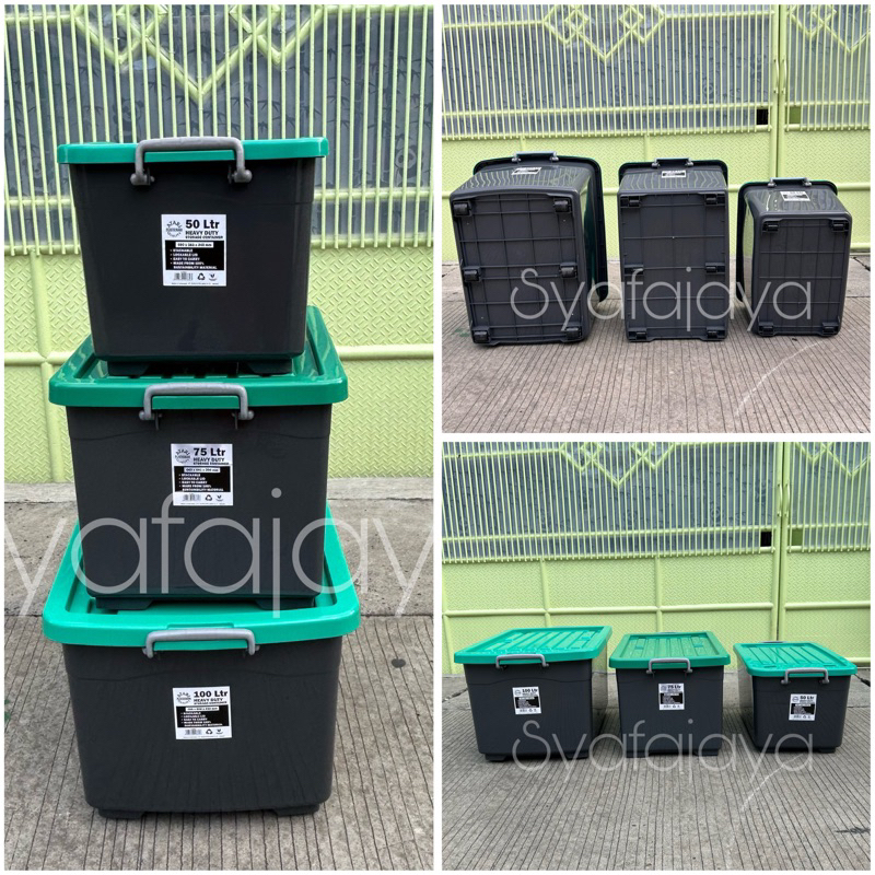 Jual ATARI BOX CONTAINER / BOX CONTAINER RODA UKURAN 50 85 100 LITER ...
