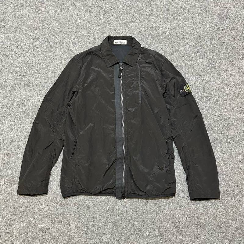 Jual STONE ISLAND NYLON METAL OVERSHIRT BLACK | Shopee Indonesia