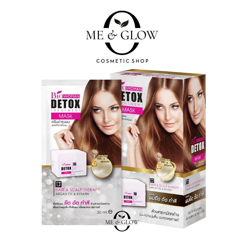 Jual BIO WOMAN DETOX TREATMENT HAIR MASK 30ml - HAIR & SCALP THERAPY ...
