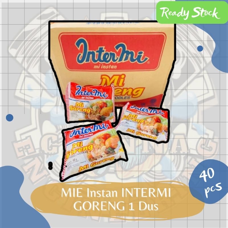 Jual Mie Instan INTERMI GORENG 1 Dus Isi 40 Pcs | Shopee Indonesia