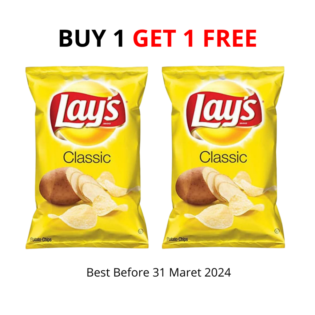 Jual Lays Classic Sour Cream Onion Keripik Kentang Snack Import 175gr ...