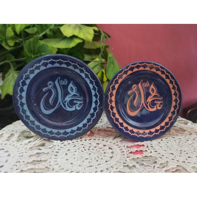 Jual Piring Kuno Kaligrafi Antik Japan Jadul mulus diameter 11 cm ...