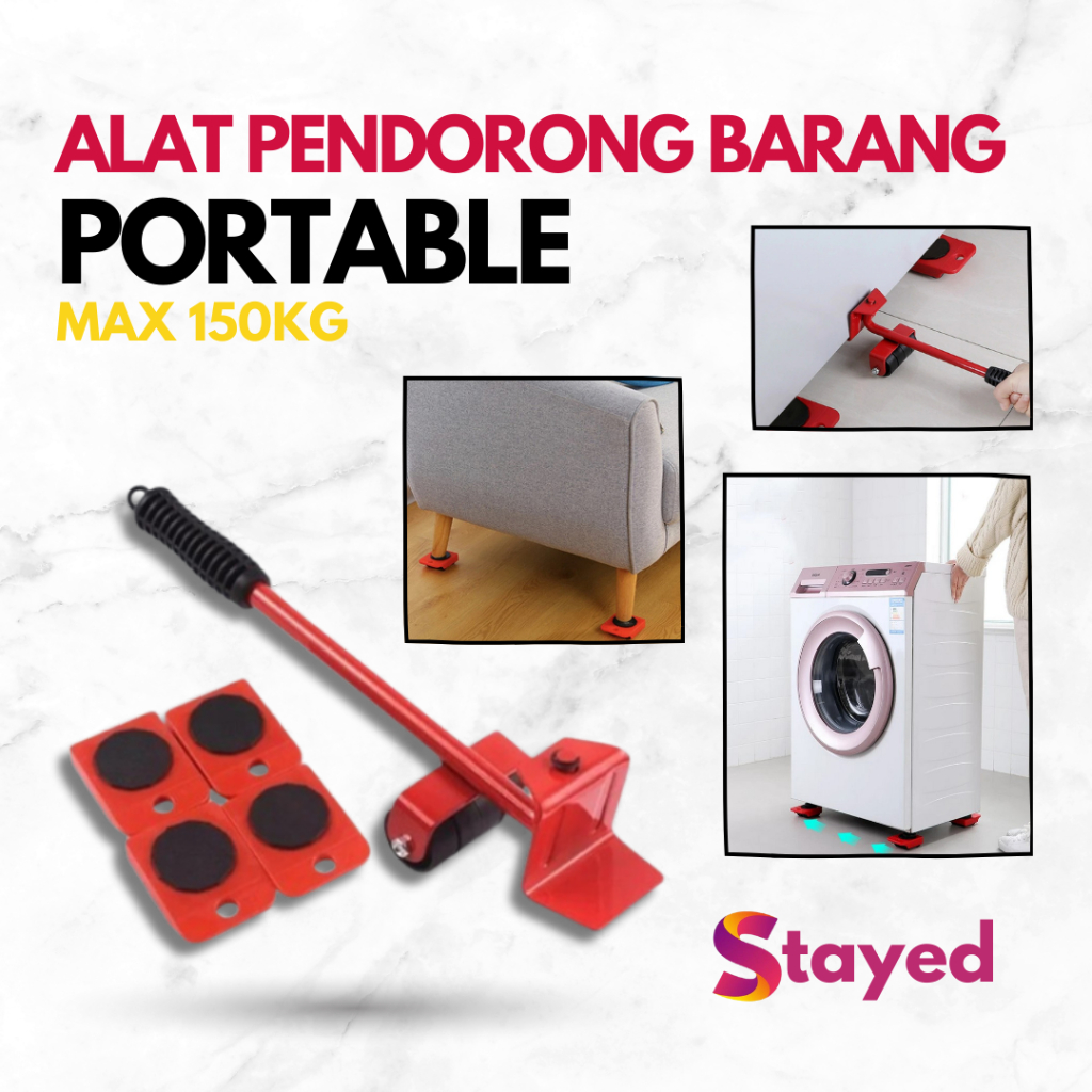 Jual Alat Angkut Furniture Lifter Carrier Wheel Bar Mover 150kg ...