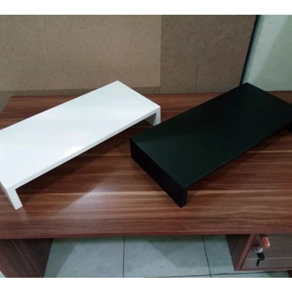 Jual KF7 Monitor Stand Kayu Sudut Siku Warna Hitam Putih | Shopee Indonesia