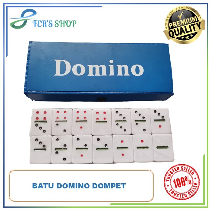 Jual BATU DOMINO DOMPET / GAPLEK DENGAN TAS / GAPLE / KARTU / DOMINO ...