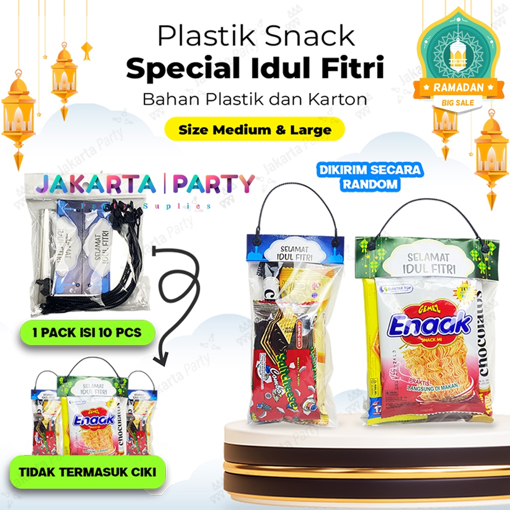 Jual Plastik SNACK LEBARAN Hampers mini lebaran Angpao snack ...
