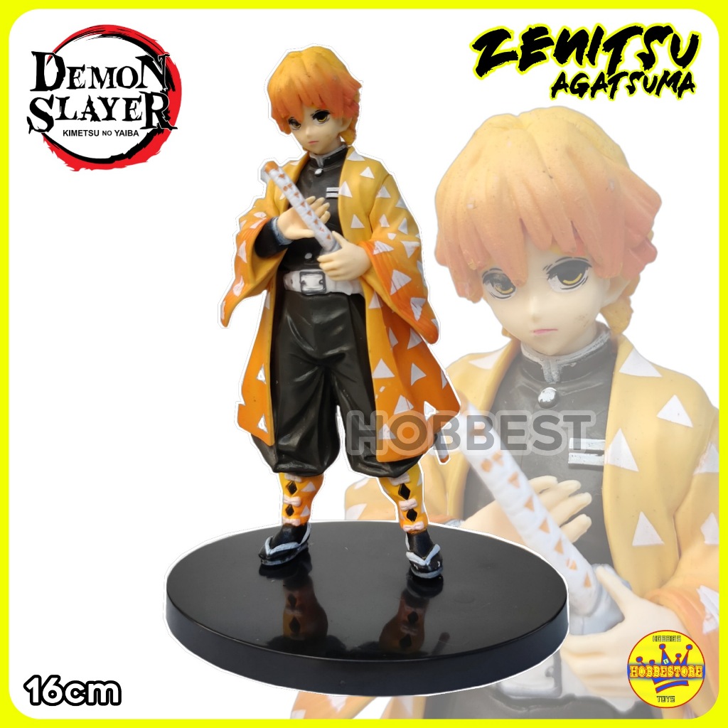 Jual Action Figure KIMETSU NO YAIBA : ZENITSU AGATSUMA - Miniatur ...