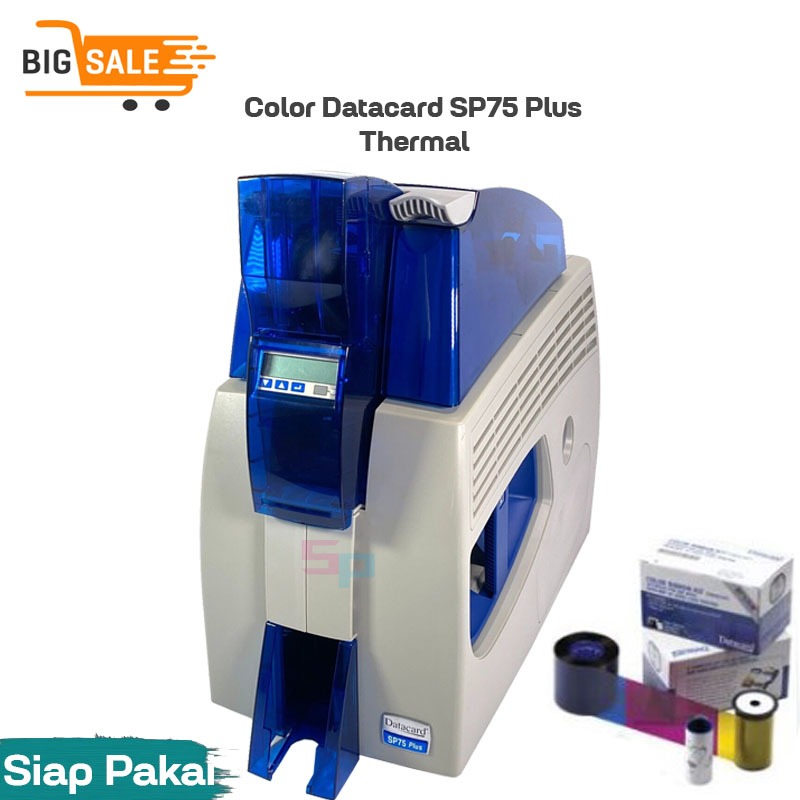 Jual Datacard SP75 Plus Dual Side Color ID Card Printer Ethernet USB ...