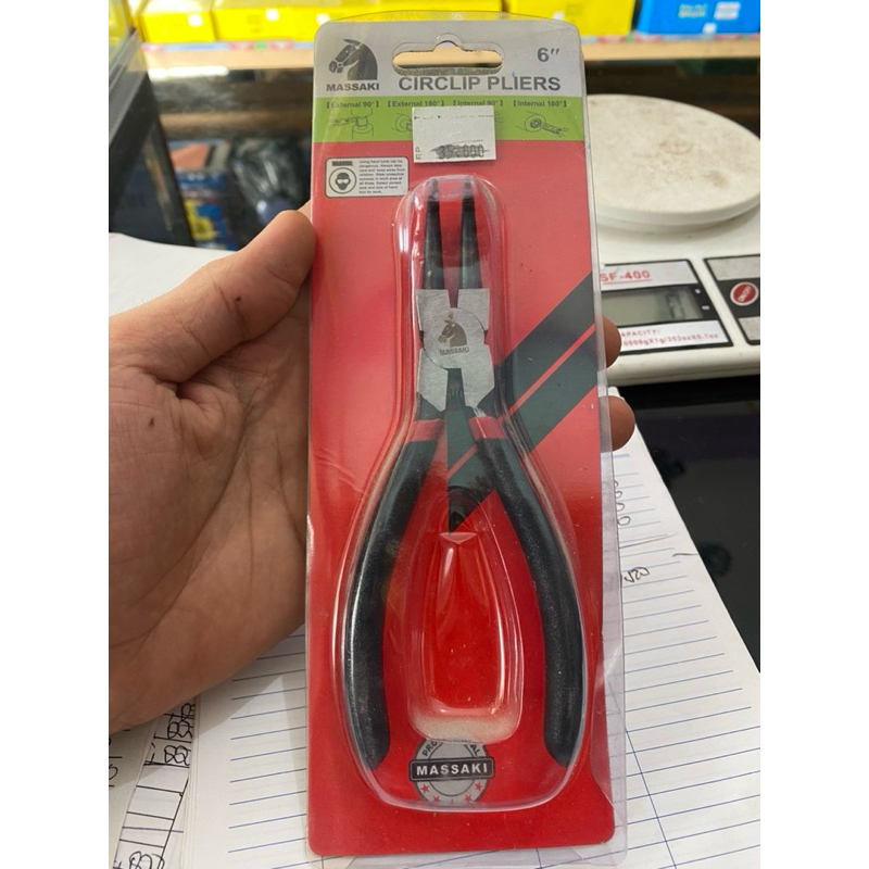 Jual Tang Klip Massaki Bengkok buka Tang Snap Ring tang clip massaki 6 ...