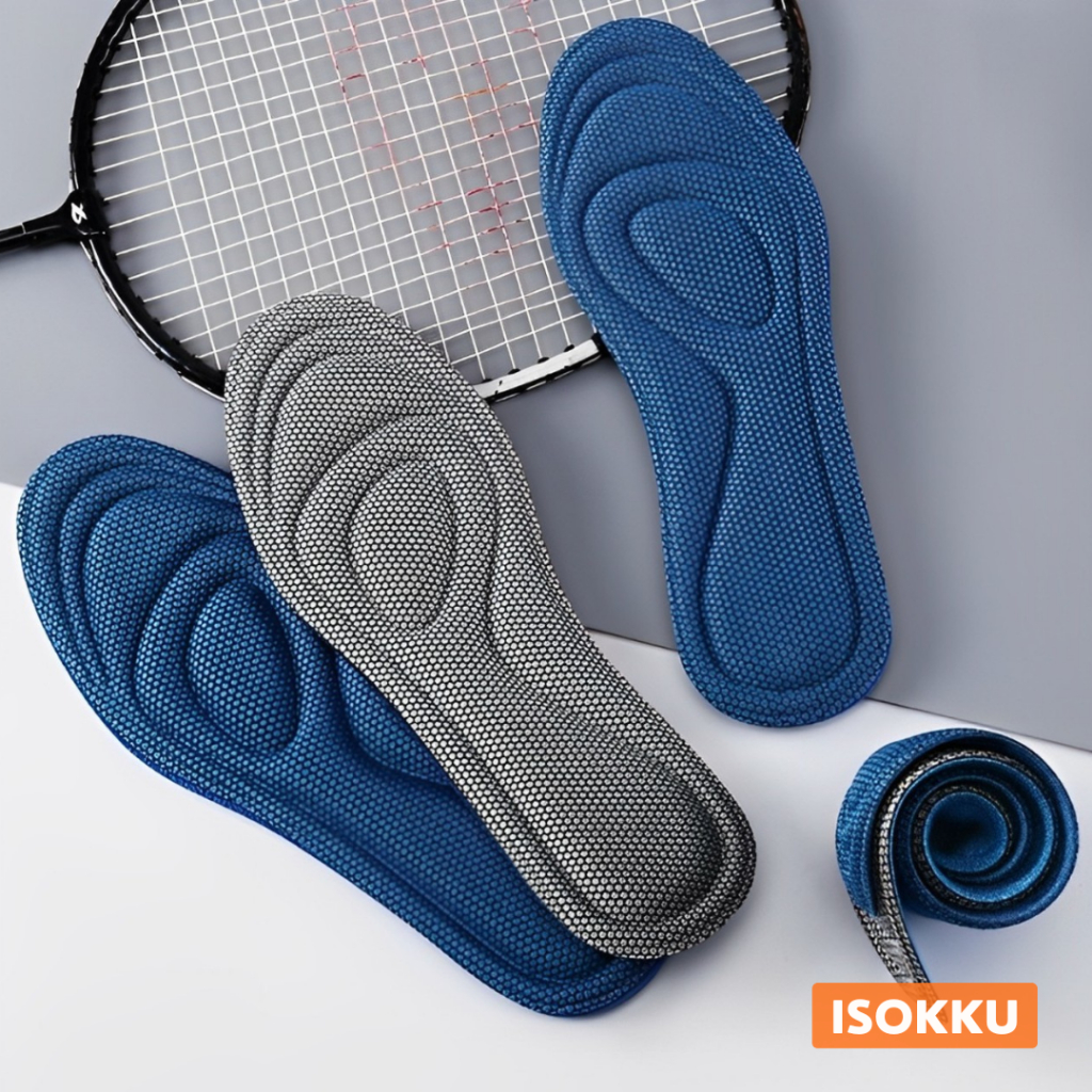 Jual Insole Sepatu Alas Kaki Orthopedic Empuk Anti Pegal 4D Memory Foam ...