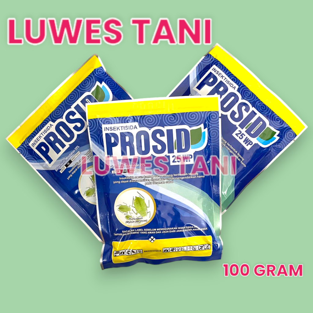 Jual prosid 25wp metidation 100 gram insektisida kutu | Shopee Indonesia