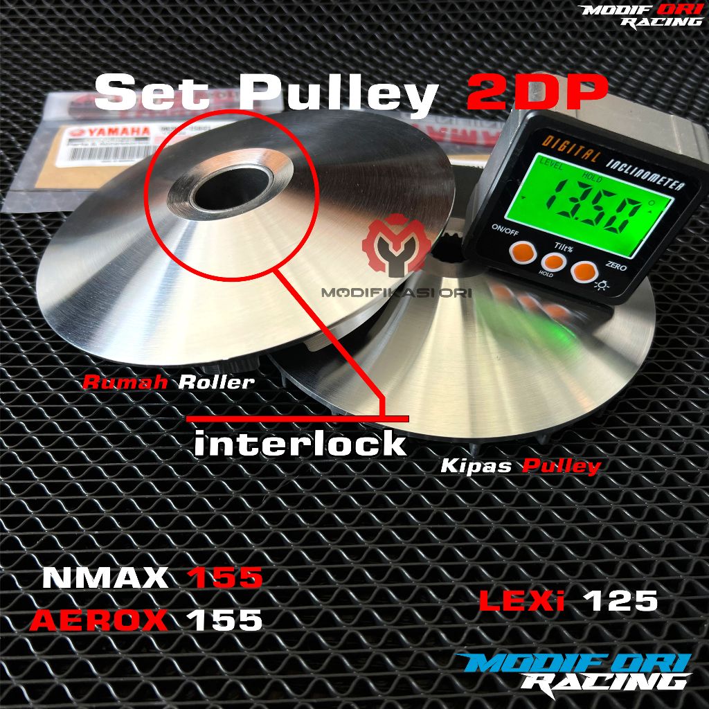 Jual Pulley CVT pully puli custom rumah roller Racing Yamaha Aerox 155 ...