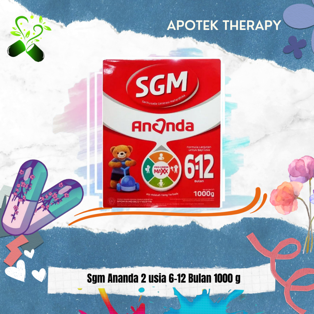 Jual SGM Ananda 2 6-12 bulan 1000 g | Shopee Indonesia