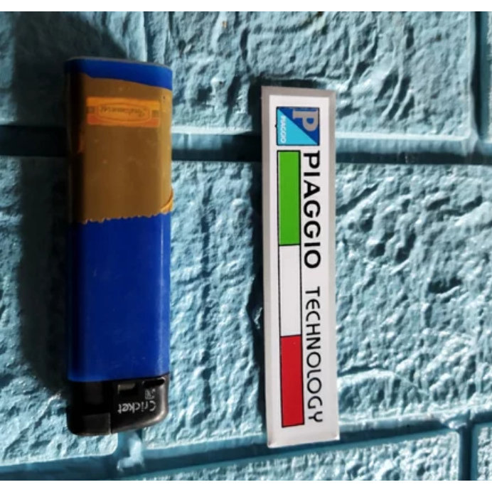 Jual sticker logo emblem vespa piaggio techlnology italia italy bukan ...