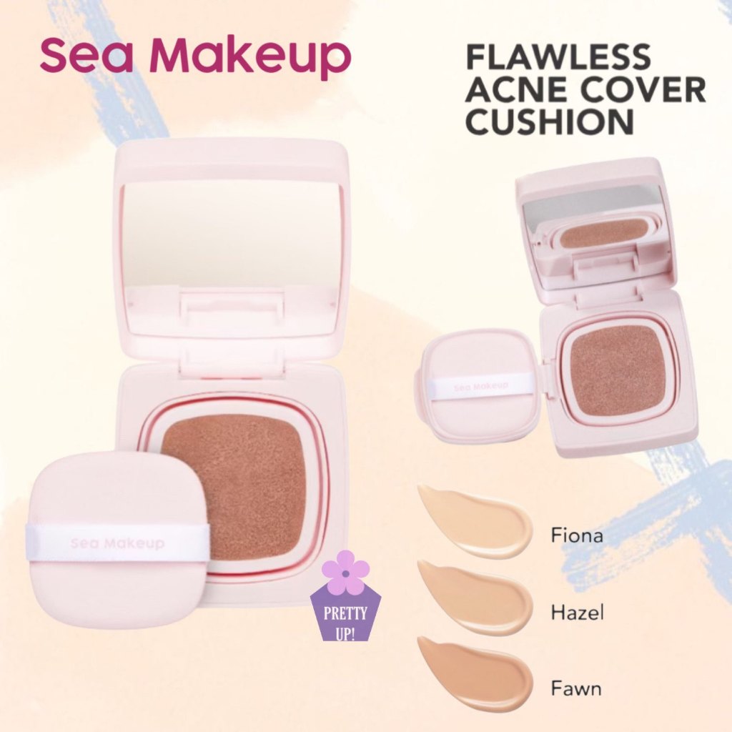 Jual Sea Makeup Fix and Flawless Acne Cover Cushion Full Coverage ...