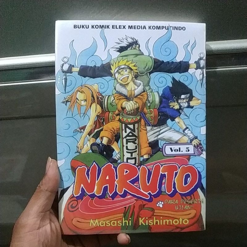 Jual NARUTO komik volume 5 para peserta ujian - Masashi Kishimoto | Shopee Indonesia