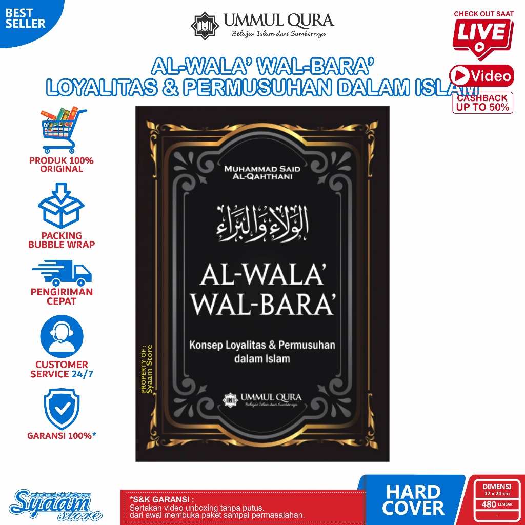 Jual Al-Wala Wal Bara - Konsep Loyalitas dan Permusuhan dalam Islam Al ...
