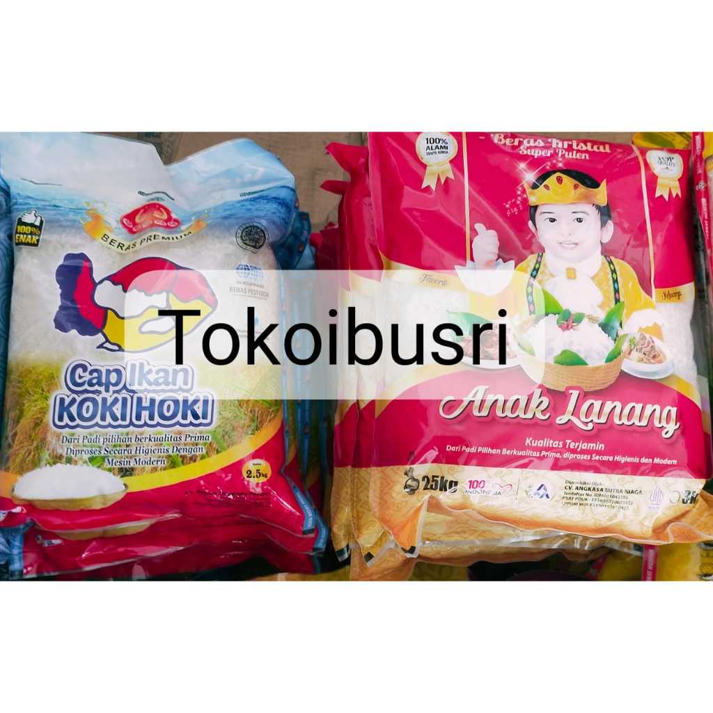 Jual BERAS PREMIUM 2,5 KG / 2.5 KG CAP IKAN KOKI HOKI ANAK LANANG 2.5KG ...