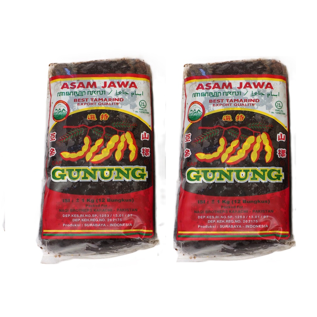 Jual ASAM JAWA ASAM TANPA BIJI ASAM DAGING CAP GUNUNG 1KG (ASAM MATANG ...