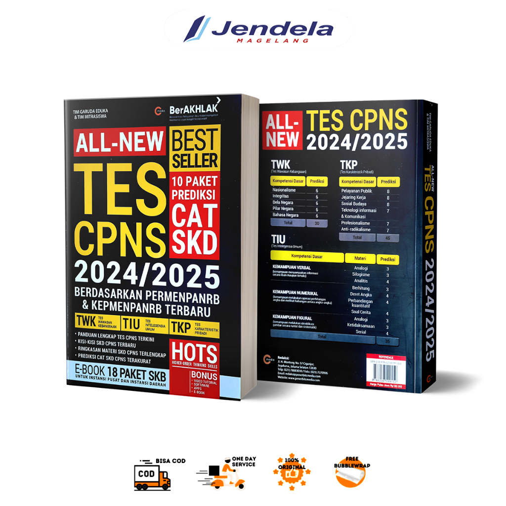 Jual All New Tes CPNS 2024 - 2025 Mega Best Seller PERMENPANRB dan ...