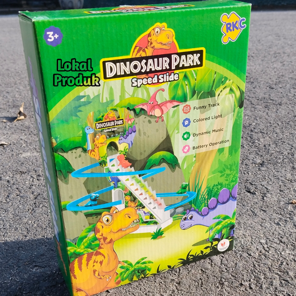 Jual Mainan Tangga Sirkuit Variasi Dino Park Colored Light Dan Dynamic ...