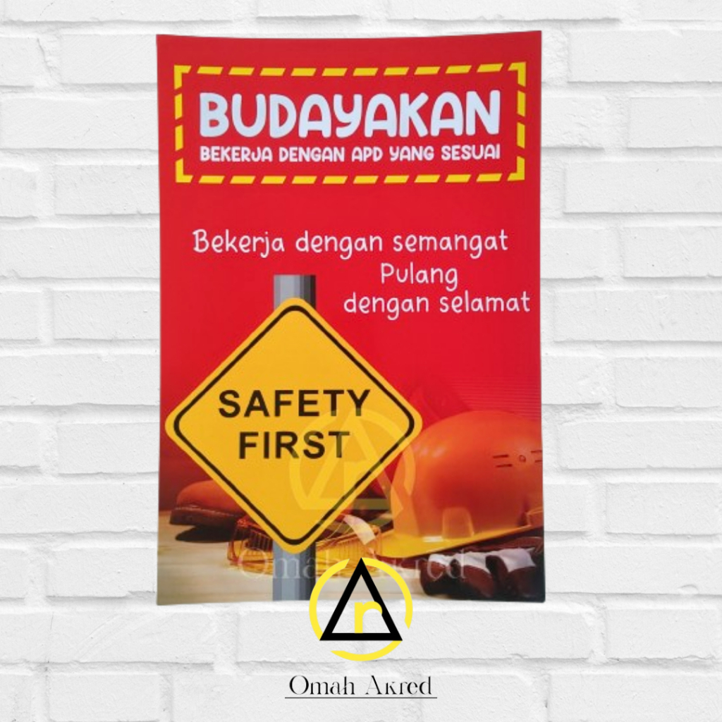 Jual Poster Budayakan Kerja Dengan APD yang Sesuai - Keselamatan Kerja ...